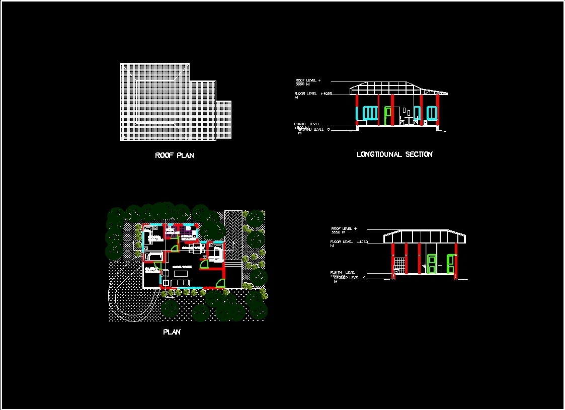 Service Staff Quarters, One Person DWG Block for AutoCAD • Designs CAD