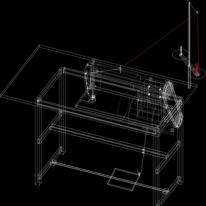Sewing Machine DWG Block for AutoCAD • Designs CAD