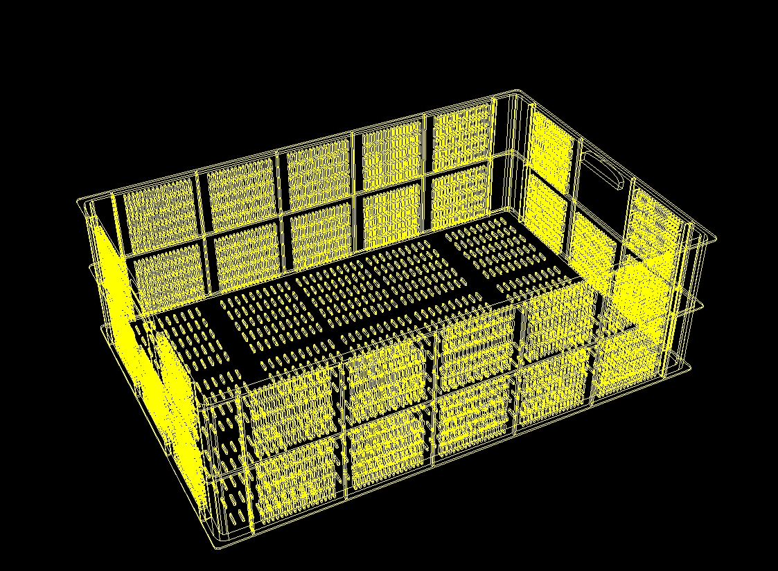 Shopping - Basket For Vegetables DWG Block for AutoCAD • Designs CAD