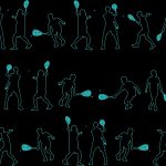 Silhouettes Of People – Squash 2D DWG Elevation for AutoCAD • Designs CAD