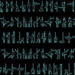 Silhouettes Of People Dancing 2D DWG Elevation for AutoCAD • Designs CAD