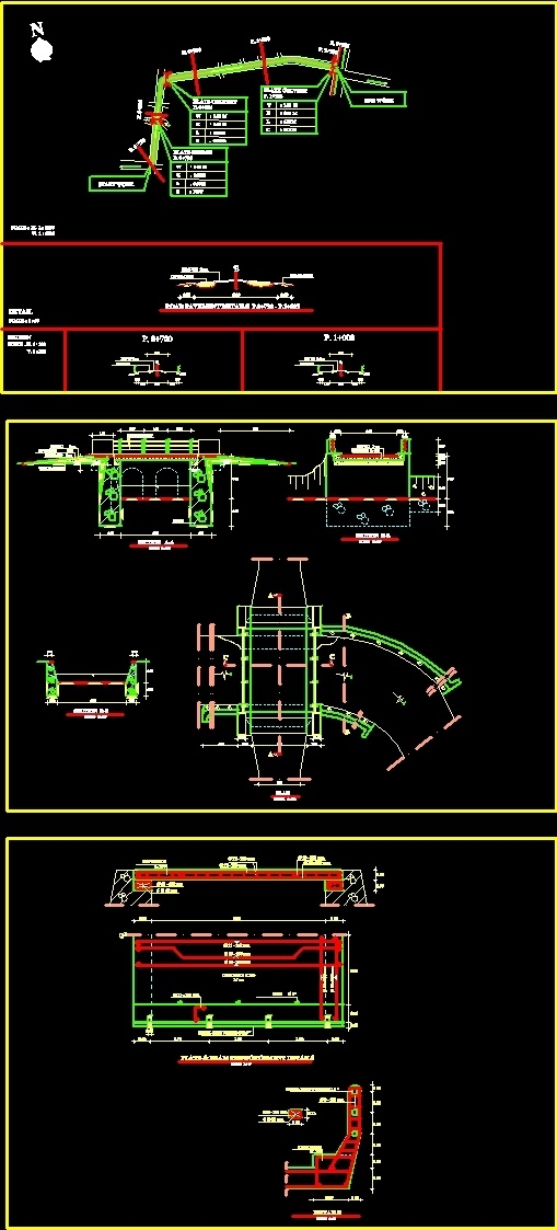 Simple Road And Bridge Design DWG Block for AutoCAD • Designs CAD