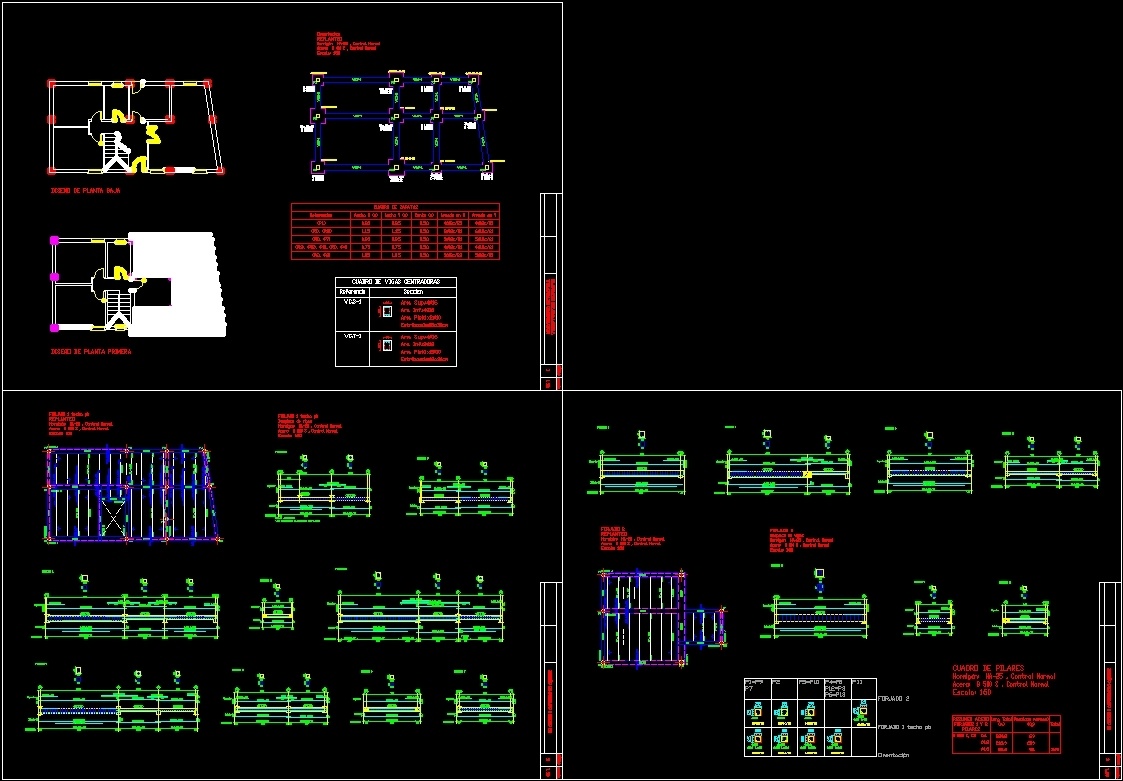 Single Housing - Planes - Structures DWG Detail for AutoCAD • Designs CAD Single Housing - Planes - Structures DWG Detail for AutoCAD • Designs CAD
