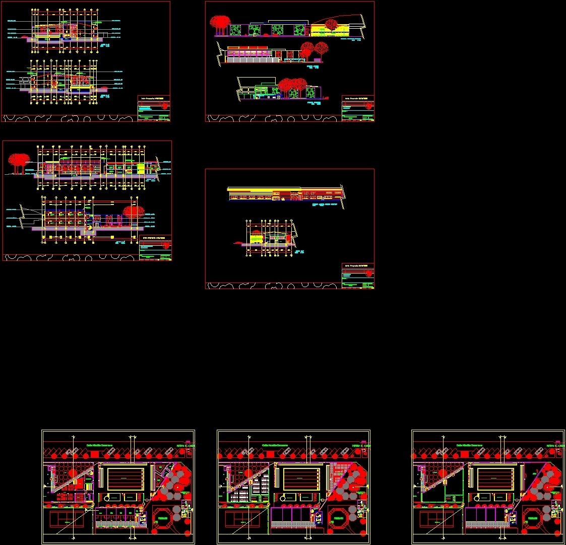 Sports Club With Pool, Courts, Gym DWG Block for AutoCAD | DesignsCAD