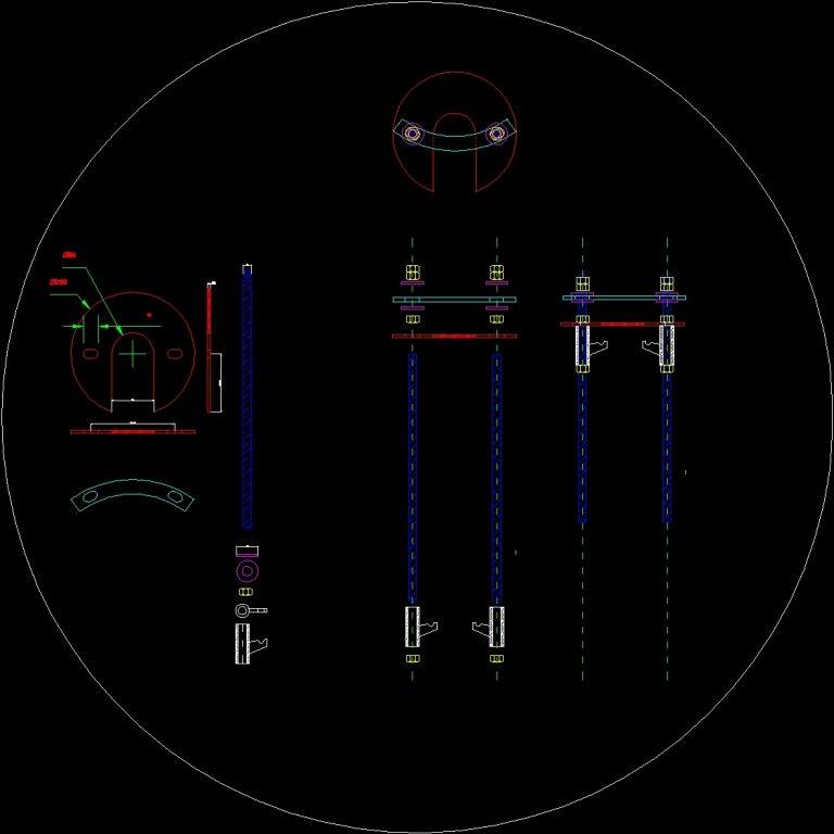 Spring Comprimidor DWG Block for AutoCAD • Designs CAD