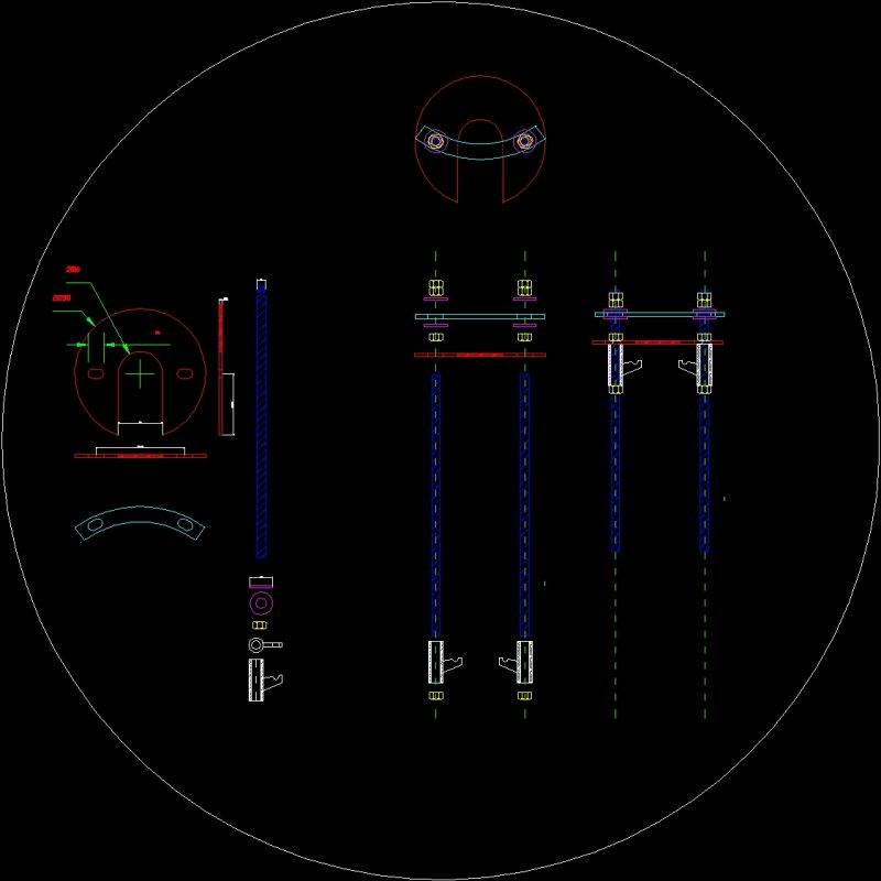 Spring Comprimidor DWG Block for AutoCAD • Designs CAD