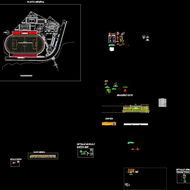 Stadium Project DWG Full Project for AutoCAD • Designs CAD