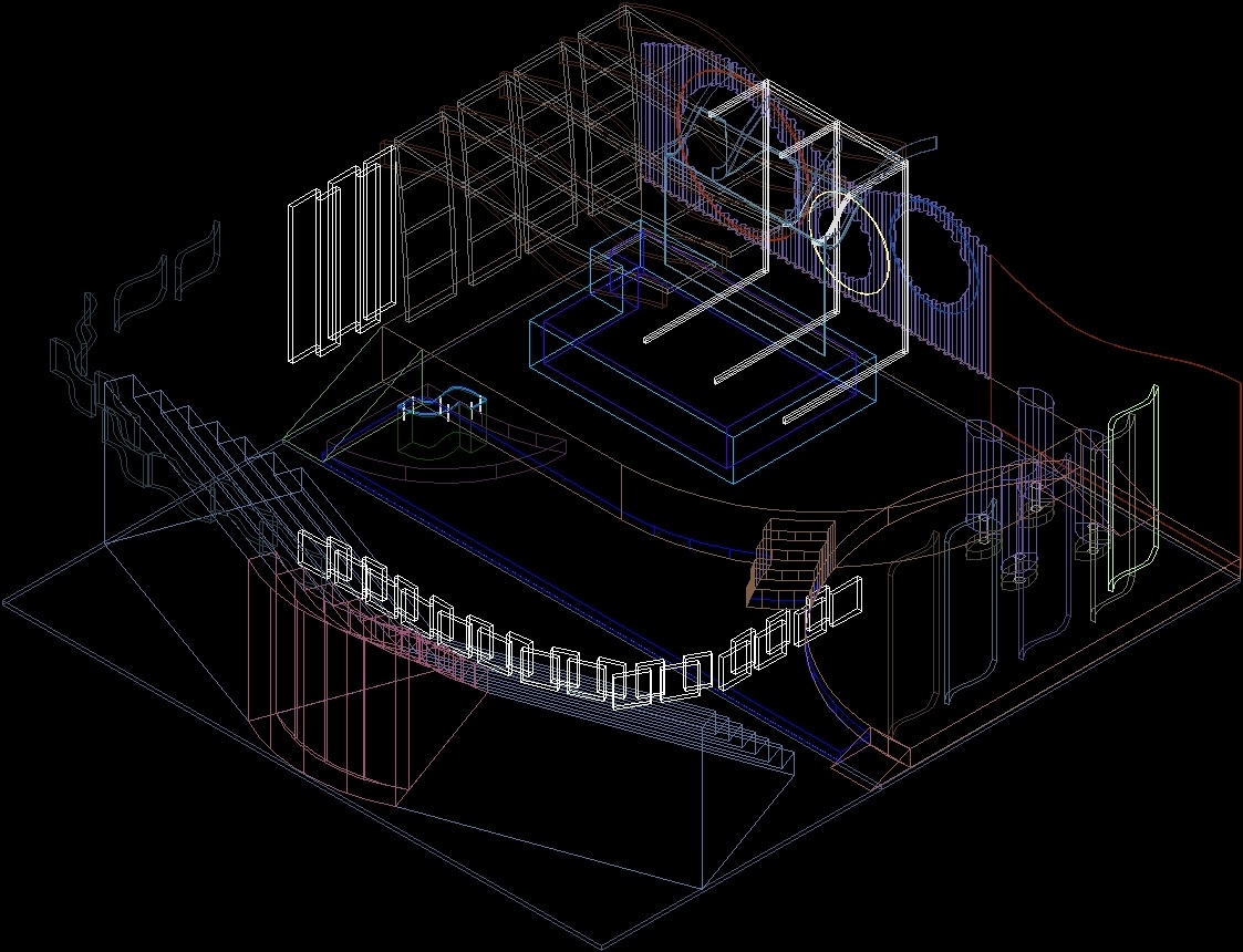 Stage Scene 3D DWG Model for AutoCAD • Designs CAD