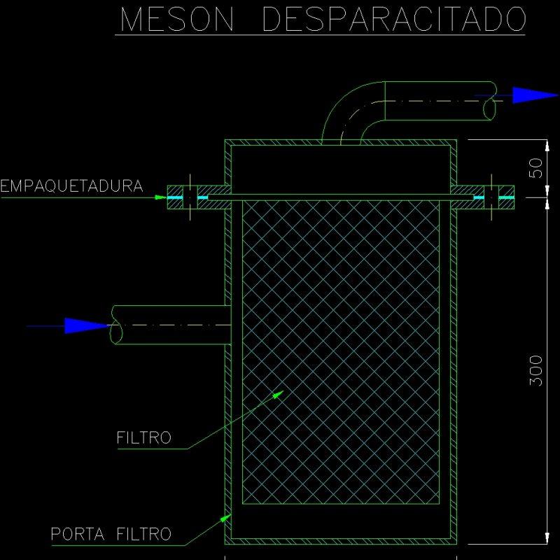 Stainless Filter DWG Block for AutoCAD • Designs CAD