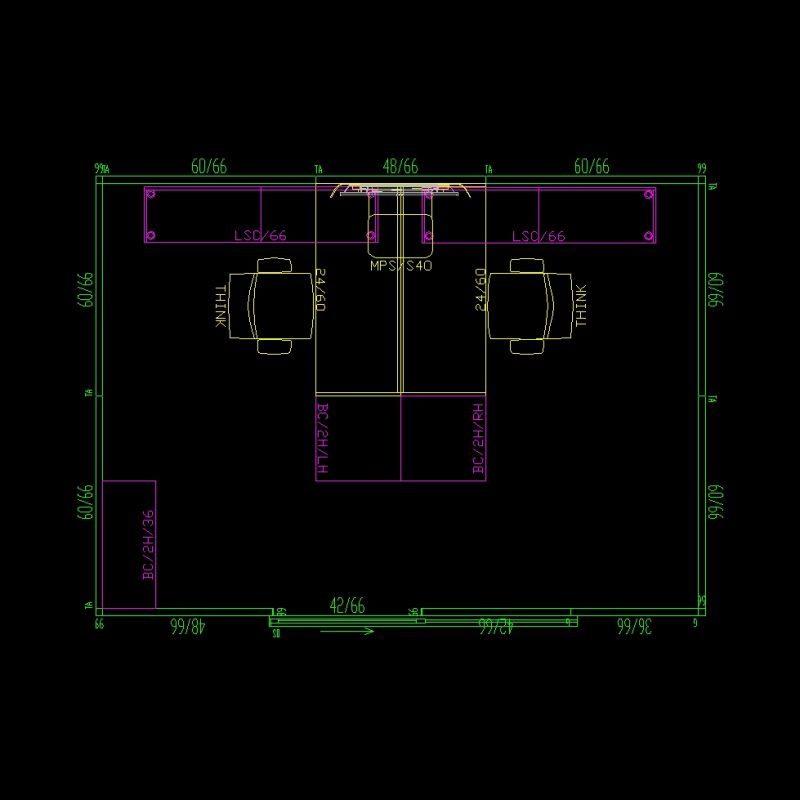 Steel Case Furniture DWG Block for AutoCAD • Designs CAD