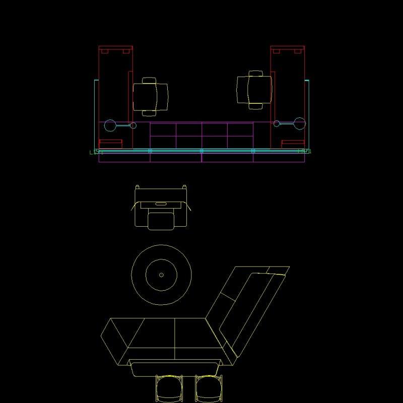 Steel Case Furniture DWG Block for AutoCAD • Designs CAD