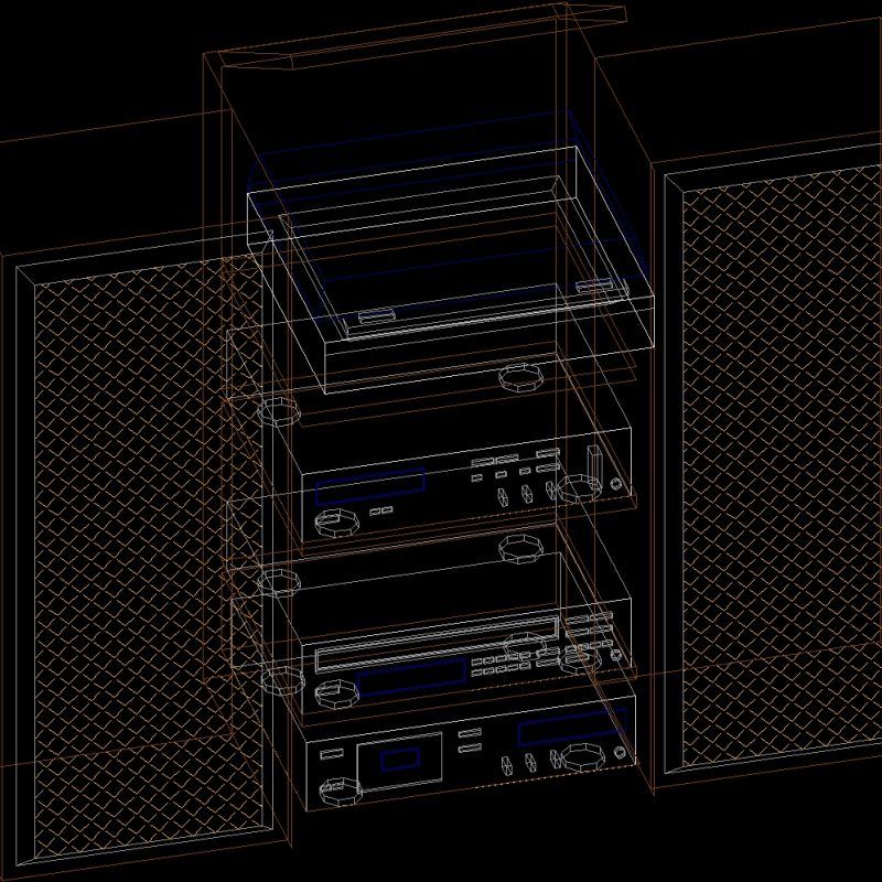 Stereo DWG Block for AutoCAD • Designs CAD