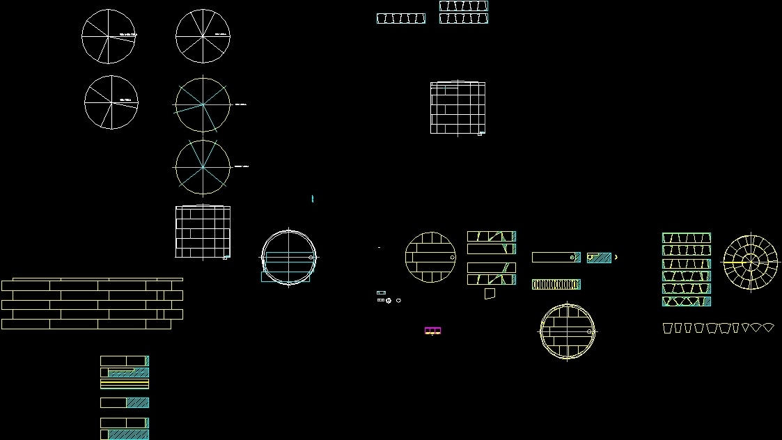 Storing Tank; Floor Plates; Roof And Body DWG Block for AutoCAD ...