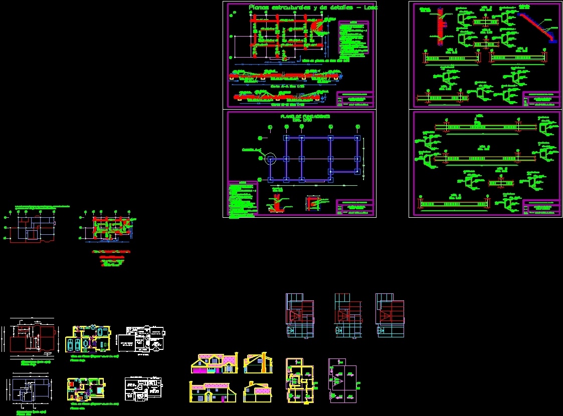 Structural Design Of A Housing DWG Block for AutoCAD • Designs CAD