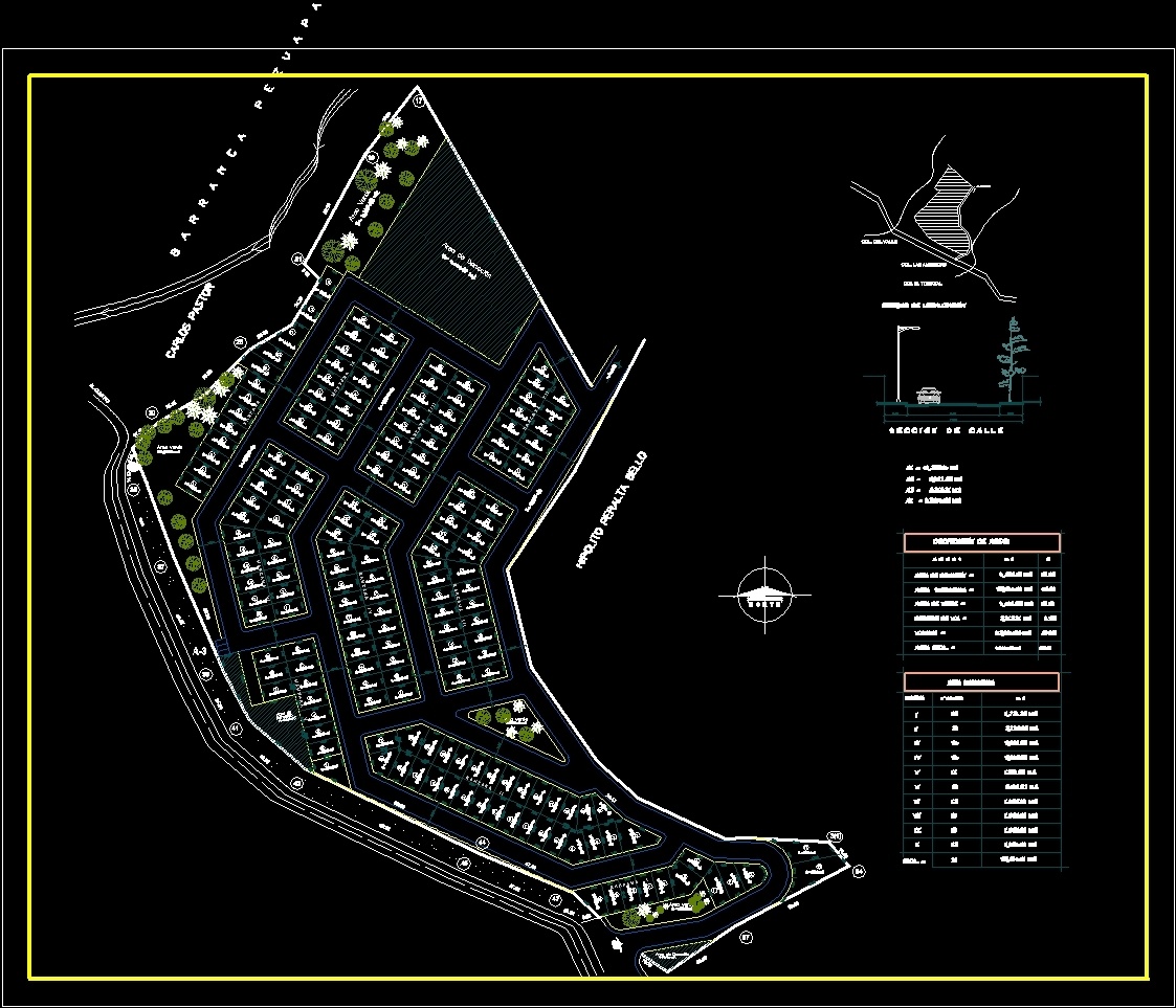 Subdivision 10 Blocks 79 Lots Dwg Block For Autocad Designs Cad
