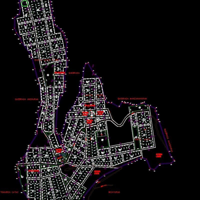 Subdivision, Land Use, Zoning--Peru DWG Block for AutoCAD | DesignsCAD