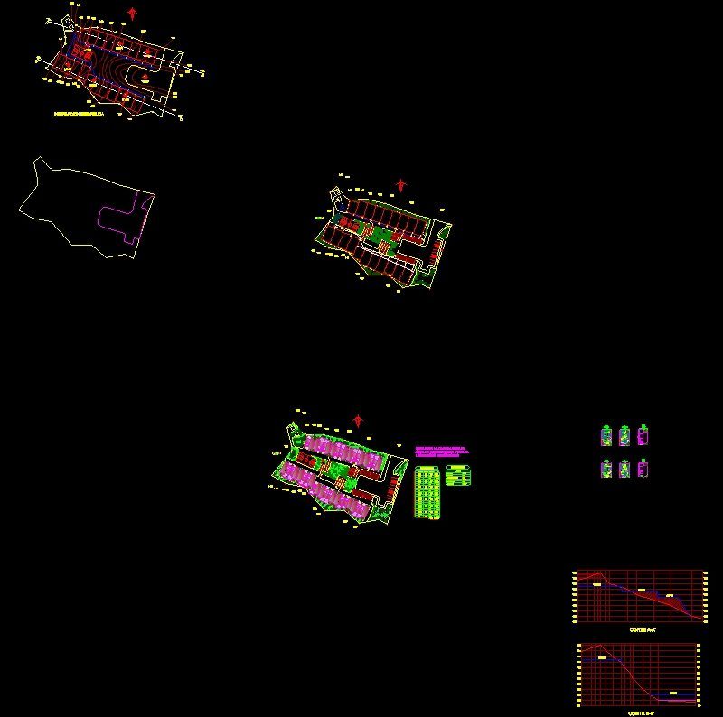 Subdivision Specifications, Sloping Terrain DWG Block for AutoCAD ...