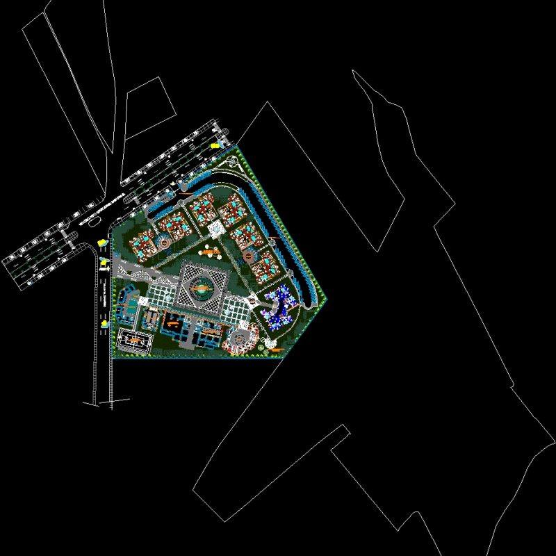 Sustainable Residential Complex DWG Block for AutoCAD • Designs CAD