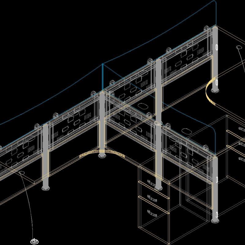 T Module 300x150 3D DWG Model for AutoCAD • Designs CAD