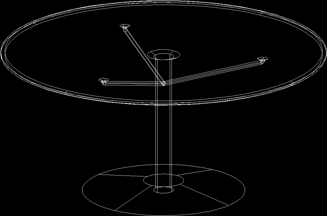 Table 3D DWG Model for AutoCAD • Designs CAD