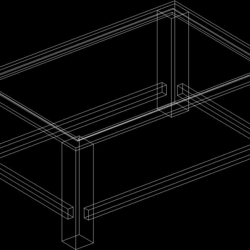 Table 3D DWG Model for AutoCAD • Designs CAD