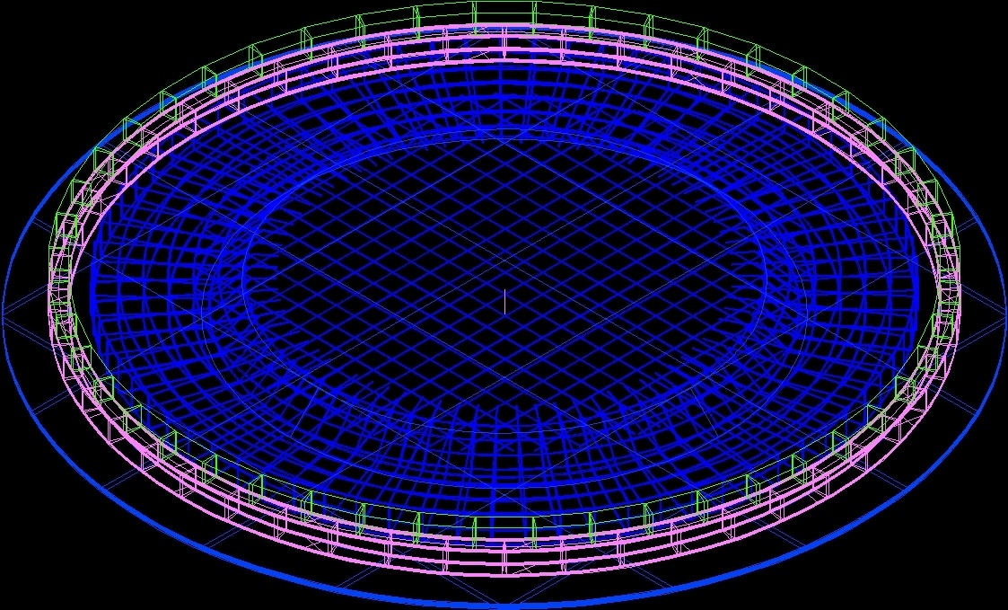 Tank Base Slab Reinforcement 3D DWG Detail for AutoCAD • Designs CAD