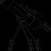 Telescope Front View DWG Block for AutoCAD • Designs CAD