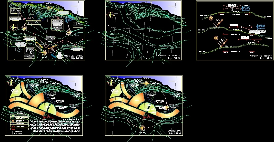 Terrain Analysis DWG Block For AutoCAD Designs CAD