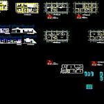 Thatch Roof Dwelling Prefabricated Panels DWG Block for AutoCAD ...