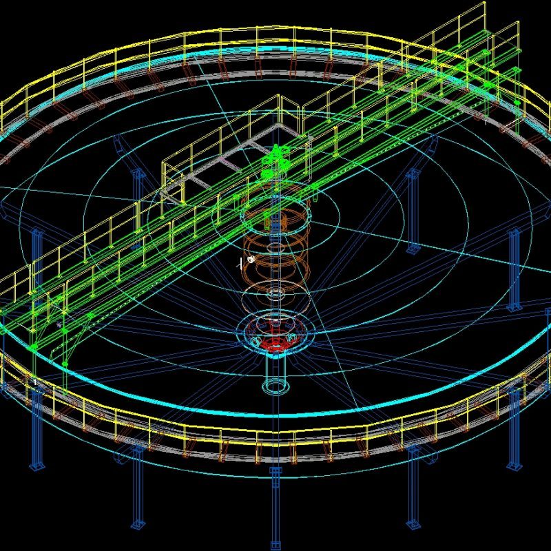 Thickener 3D DWG Model for AutoCAD | Designs CAD