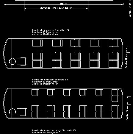 Tour Bus Drawing-- Mfg By Camet Co, Bolivia DWG Model for AutoCAD ...