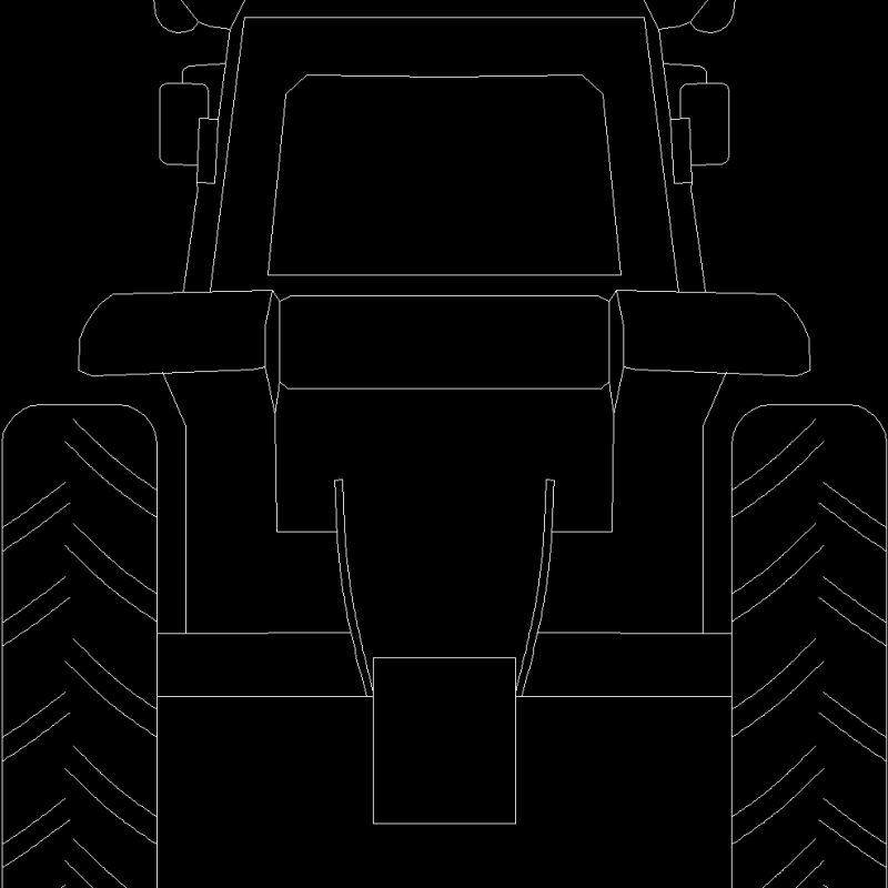 Tractor DWG Block for AutoCAD • Designs CAD