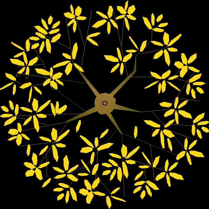 Tree Araguaney DWG Block for AutoCAD • Designs CAD