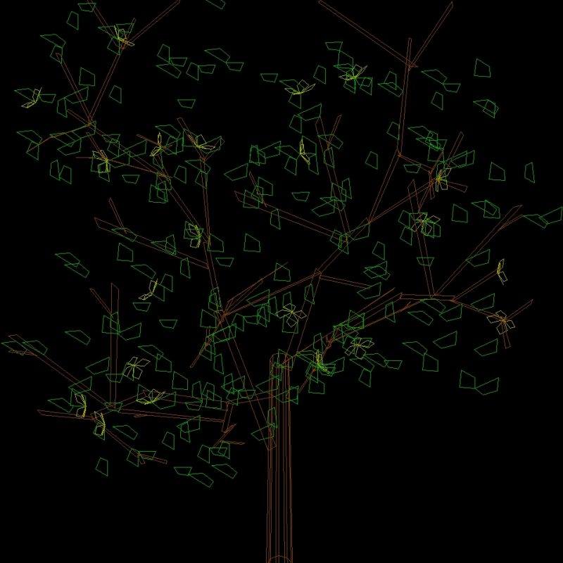 Trees And Figures 3D DWG Model for AutoCAD • Designs CAD