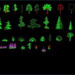 Trees And Plants Elevation 2D DWG Elevation for AutoCAD • Designs CAD
