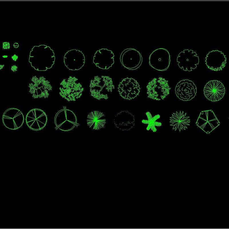 Trees DWG Block for AutoCAD • Designs CAD