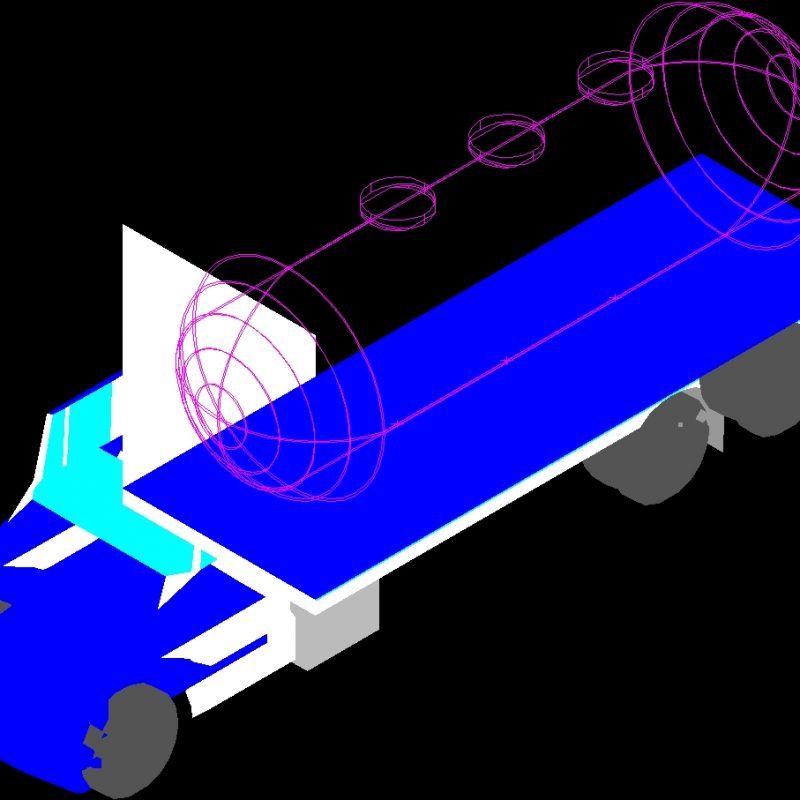 Truck 3D DWG Model for AutoCAD • Designs CAD