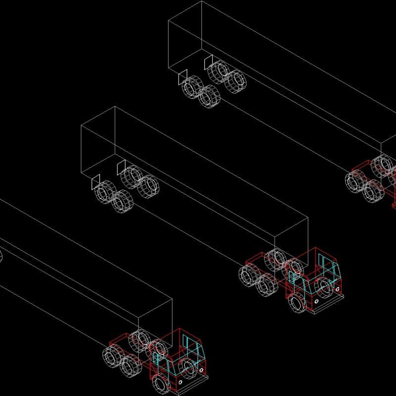 Truck 3D DWG Model for AutoCAD • Designs CAD