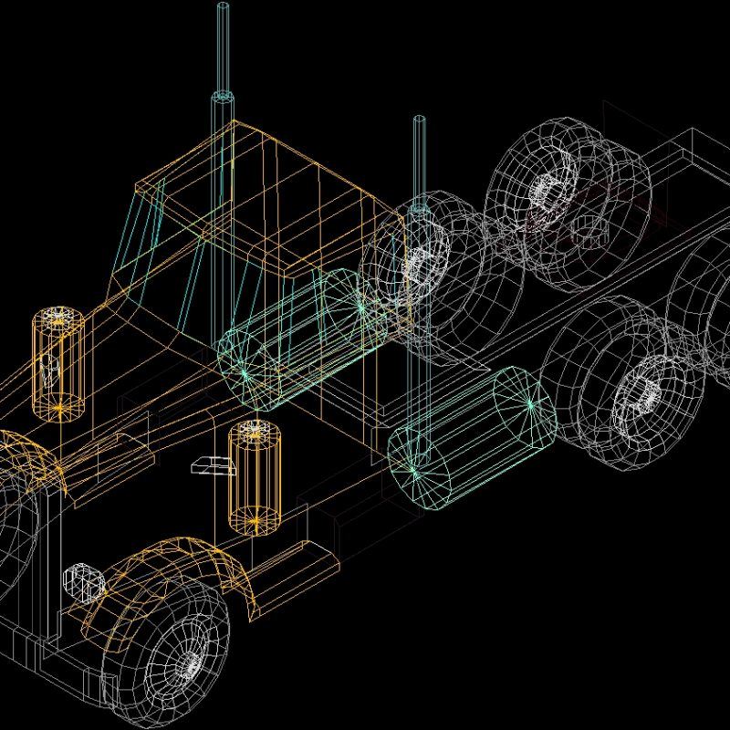 Truck 3D DWG Model for AutoCAD • Designs CAD