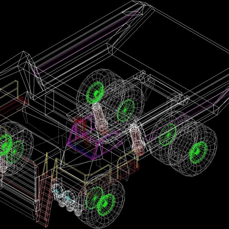 Truck Chase DWG Block for AutoCAD • Designs CAD