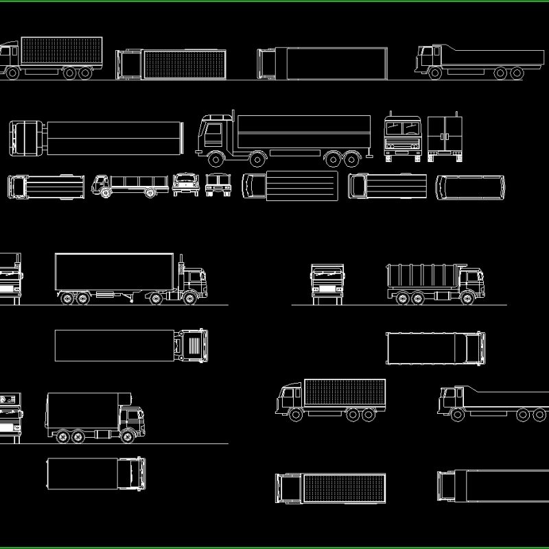 Truck DWG Plan for AutoCAD • Designs CAD