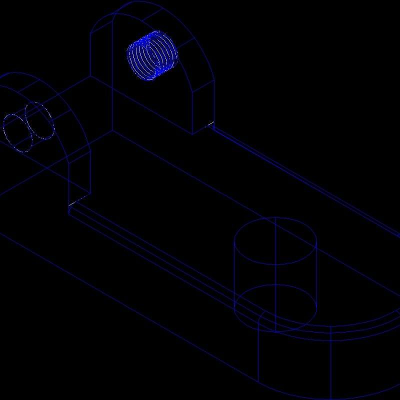 Universal Support DWG Block for AutoCAD • Designs CAD