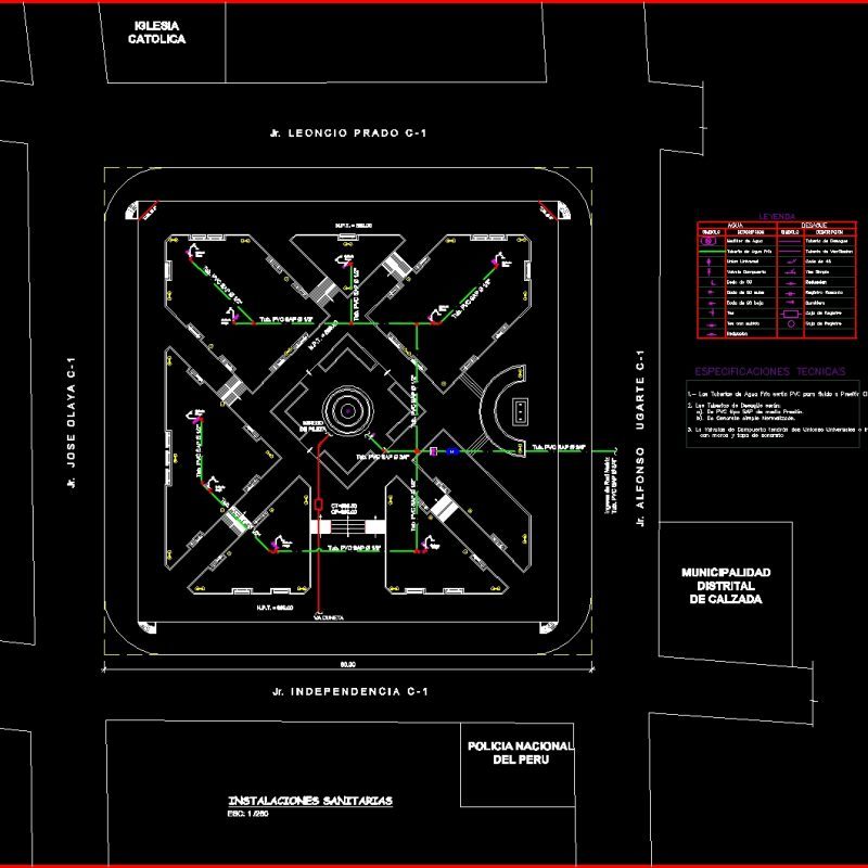 Urban Plaza Or Square DWG Plan for AutoCAD • Designs CAD
