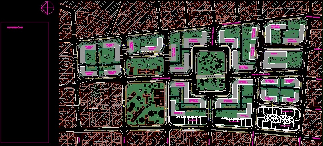 Urbanization Neighborhood Social DWG Full Project for AutoCAD • Designs CAD