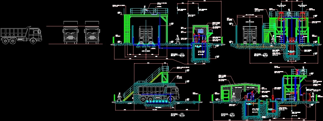 Utility Fleet Motorized Units DWG Section for AutoCAD • Designs CAD