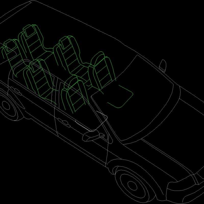 Vehicle Inside 2 DWG Block for AutoCAD • Designs CAD
