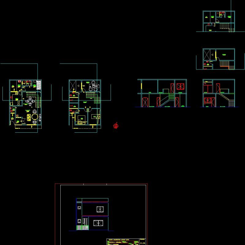 Vila Housing DWG Full Project for AutoCAD • Designs CAD