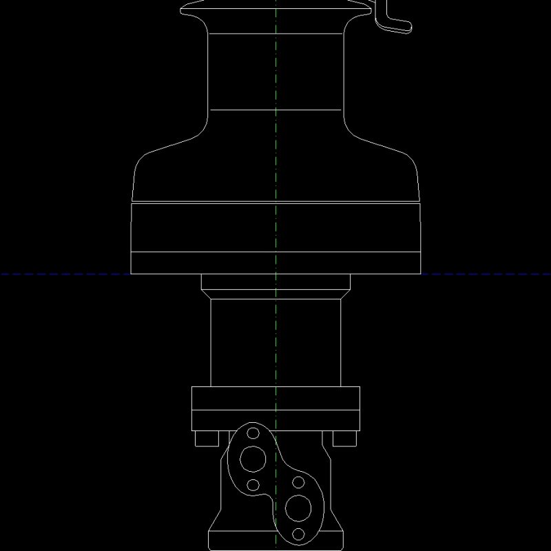 Winch DWG Block for AutoCAD • Designs CAD