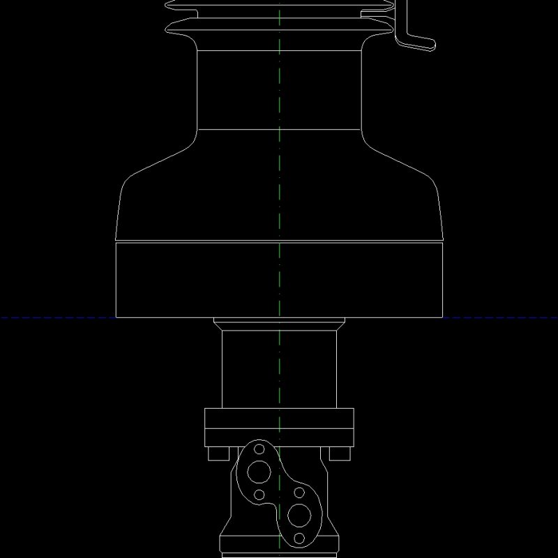 Winch DWG Block for AutoCAD • Designs CAD