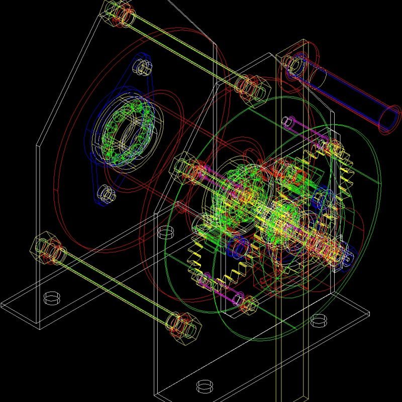 Winch To Hoist Loads DWG Block for AutoCAD • Designs CAD